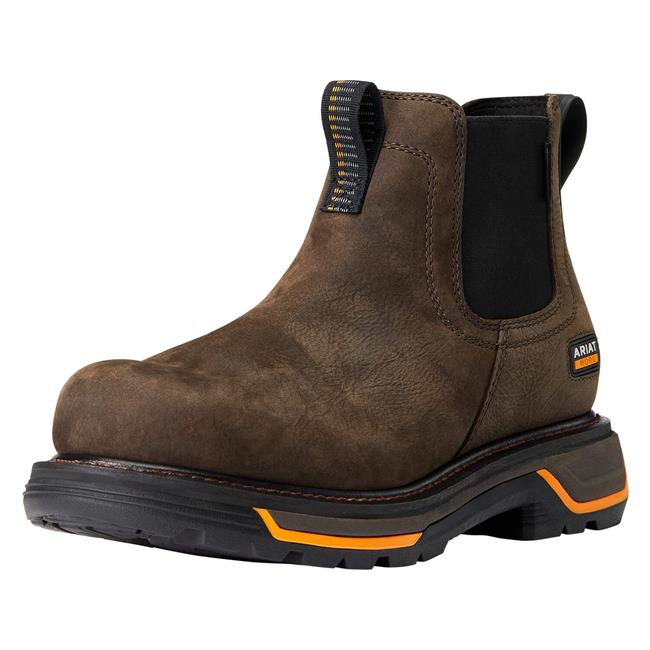 Men's Ariat Big Rig Chelsea H2O Waterproof Boots | Work Boots ...