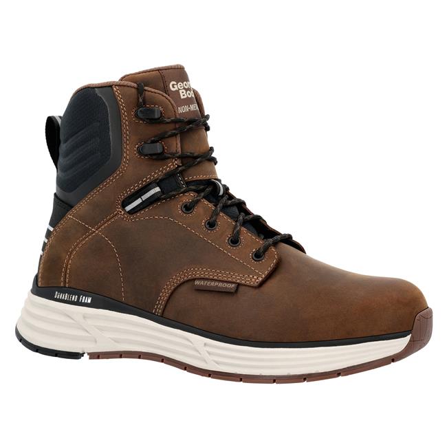 Men's Georgia 6" DuraBlend Sport Plain Toe Waterproof Boots | Work ...