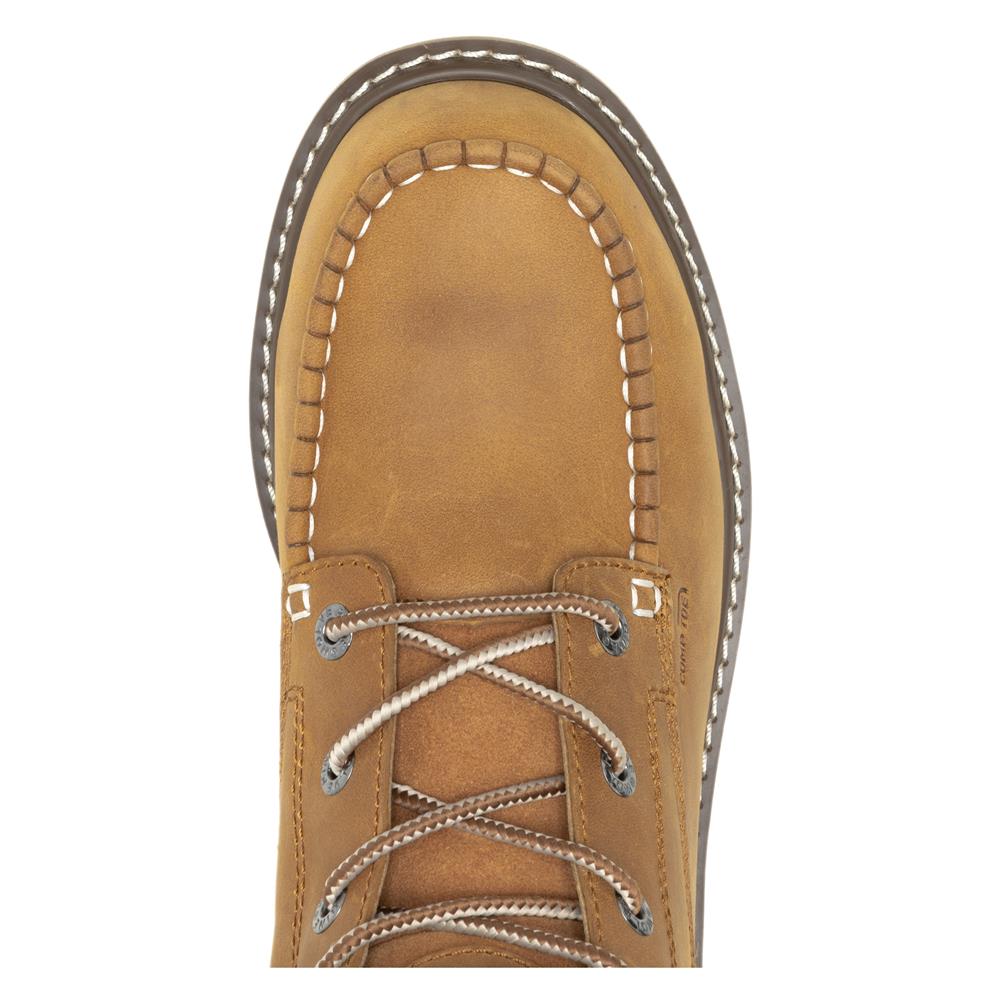 Men's Wolverine 6" Unlined Moc Toe Trade Wedge Composite Toe Boots ...