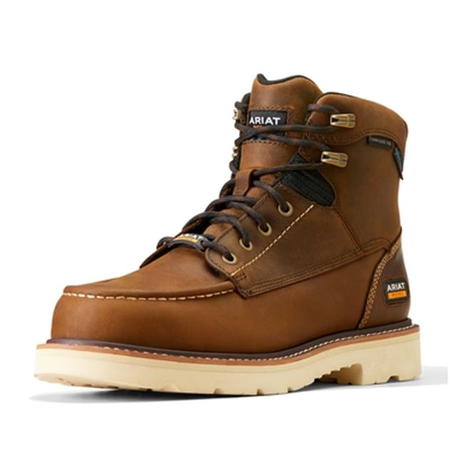 Men's Ariat 6" Rebar Lift Composite Toe Waterproof Boots | WorkBoots.com