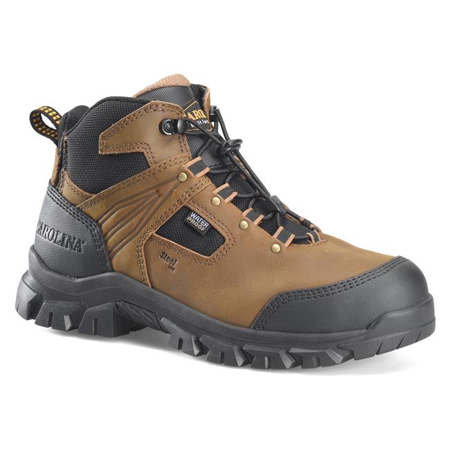 Men's Carolina 5" Gruntz Ez-On Hiker Steel Toe Waterproof Boots ...