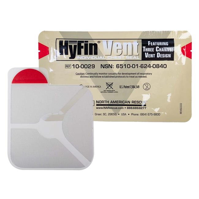 North American Rescue HyFin Vent Chest Seal - Individual | Tactical ...