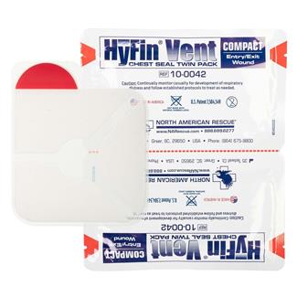 North American Rescue HyFin Vent Compact Chest Seal Twin Pack ...