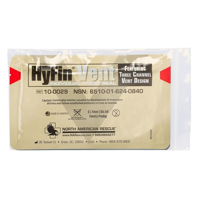 North American Rescue USMC HyFin Chest Seal Combo Pack | Tactical Gear ...