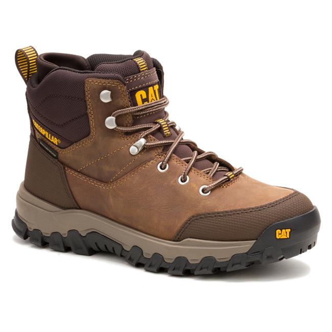 Men's CAT Threshold Rebound Hiker Waterproof Boots | Work Boots ...