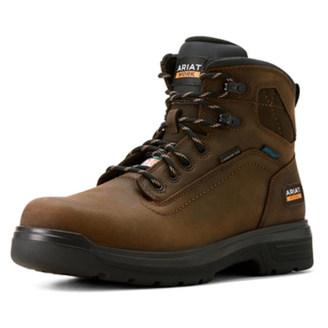Men's Ariat 6" Turbo CSA Waterproof Carbon Toe Boots | Work Boots ...