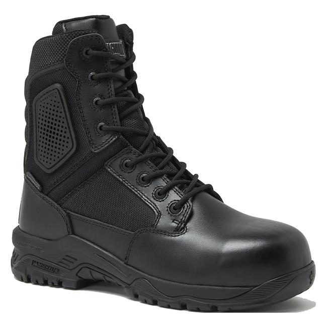 Men's Magnum Strike Force 8.0 Composite Toe Side-Zip Waterproof Boots ...