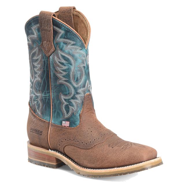 Men's Double H 11" Hudson Union Built Roper Boots | WorkBoots.com