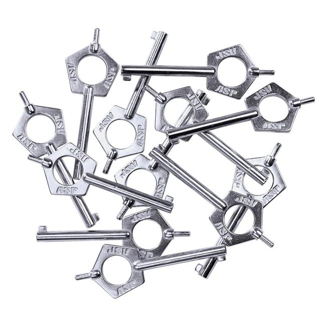ASP Handcuff Key Pentagon Pack Of 12 | TacticalGear.com