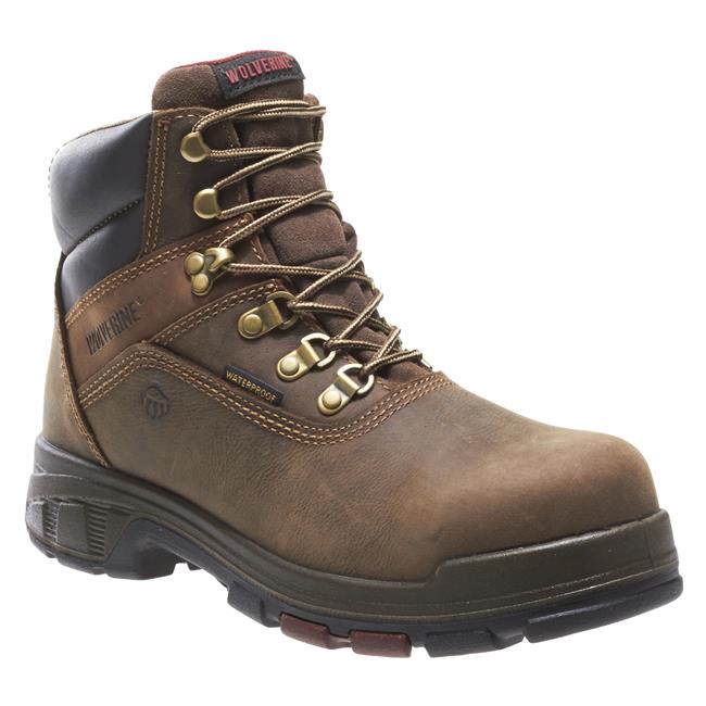 Men's Wolverine 6" Cabor EPX Composite Toe Waterproof Boots | WorkBoots.com